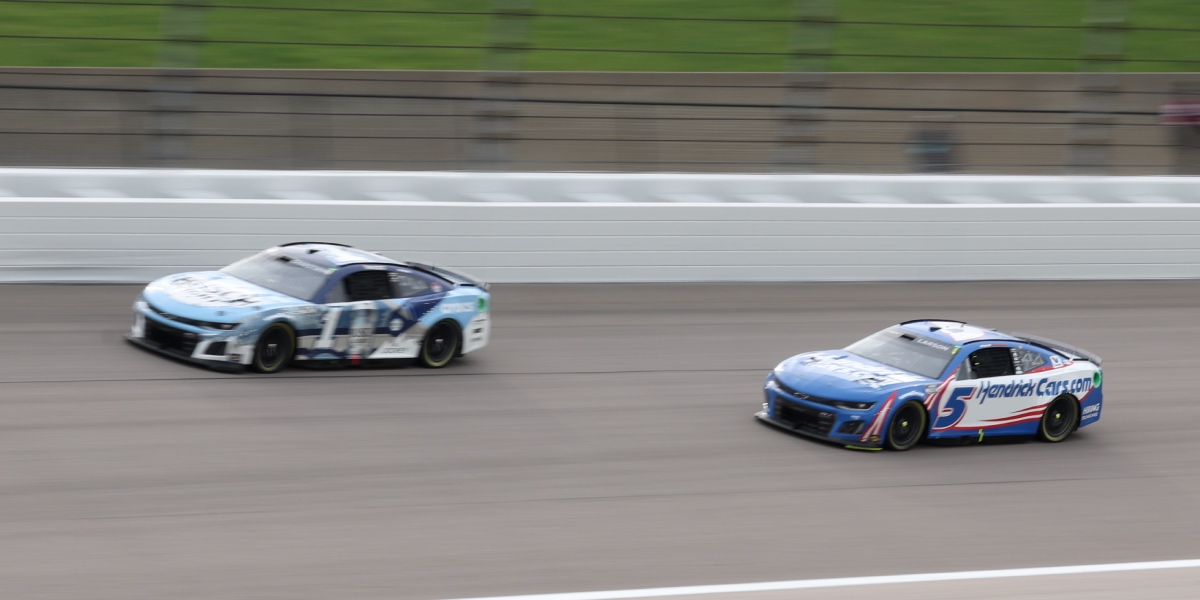 Kyle Petty praises Kyle Larson, Ross Chastain for impressive battle for ...