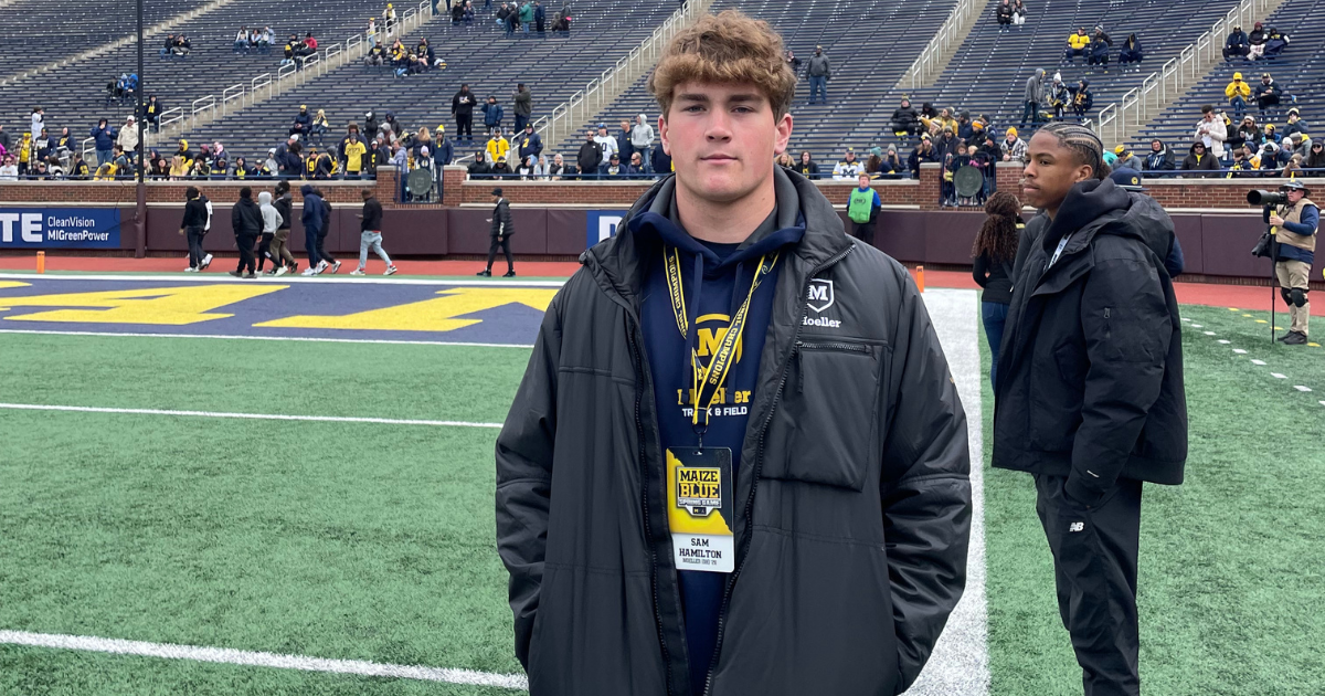 Michigan Recruiting: 2026 Ohio TE Sam Hamilton on spring visit