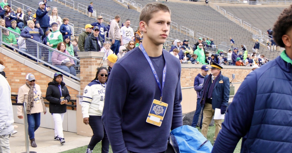 What Notre Dame 2025 TE James Flanigan thinks of CJ Carr