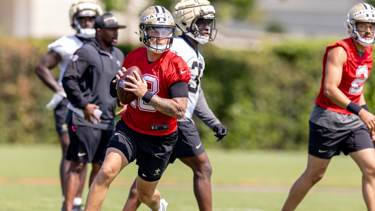 Saints coach Dennis Allen expects Spencer Rattler to compete for ...