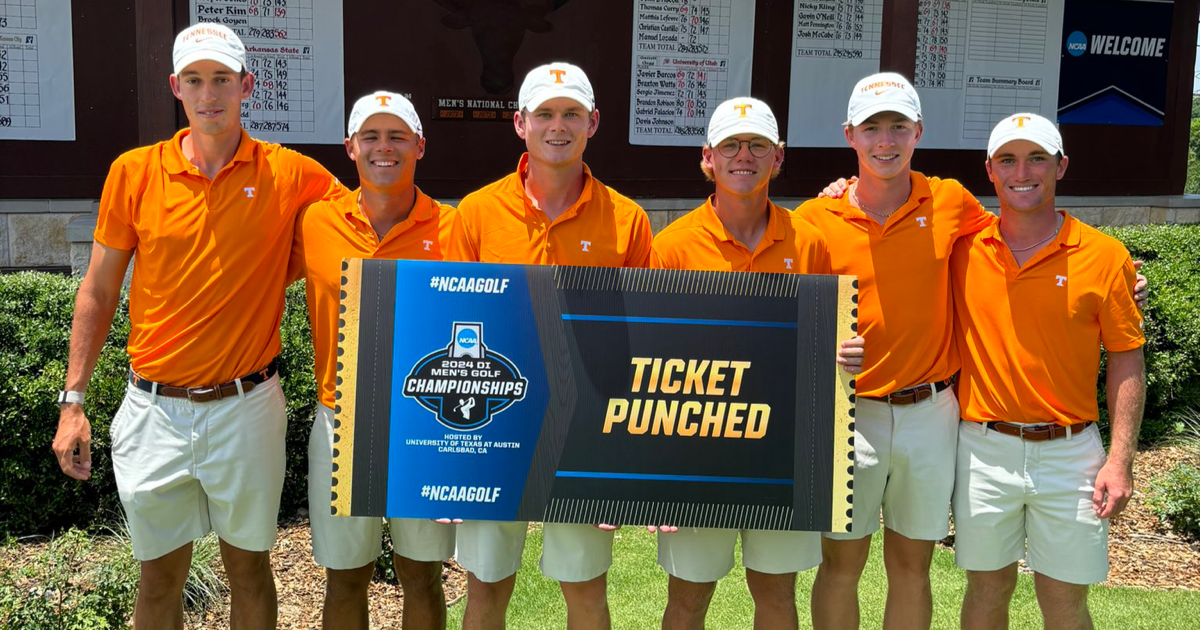 Tennessee golf advances to NCAA Championship