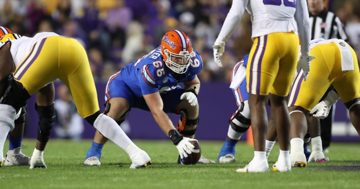 PFF pegs Florida's Jake Slaughter among nation's top interior OL