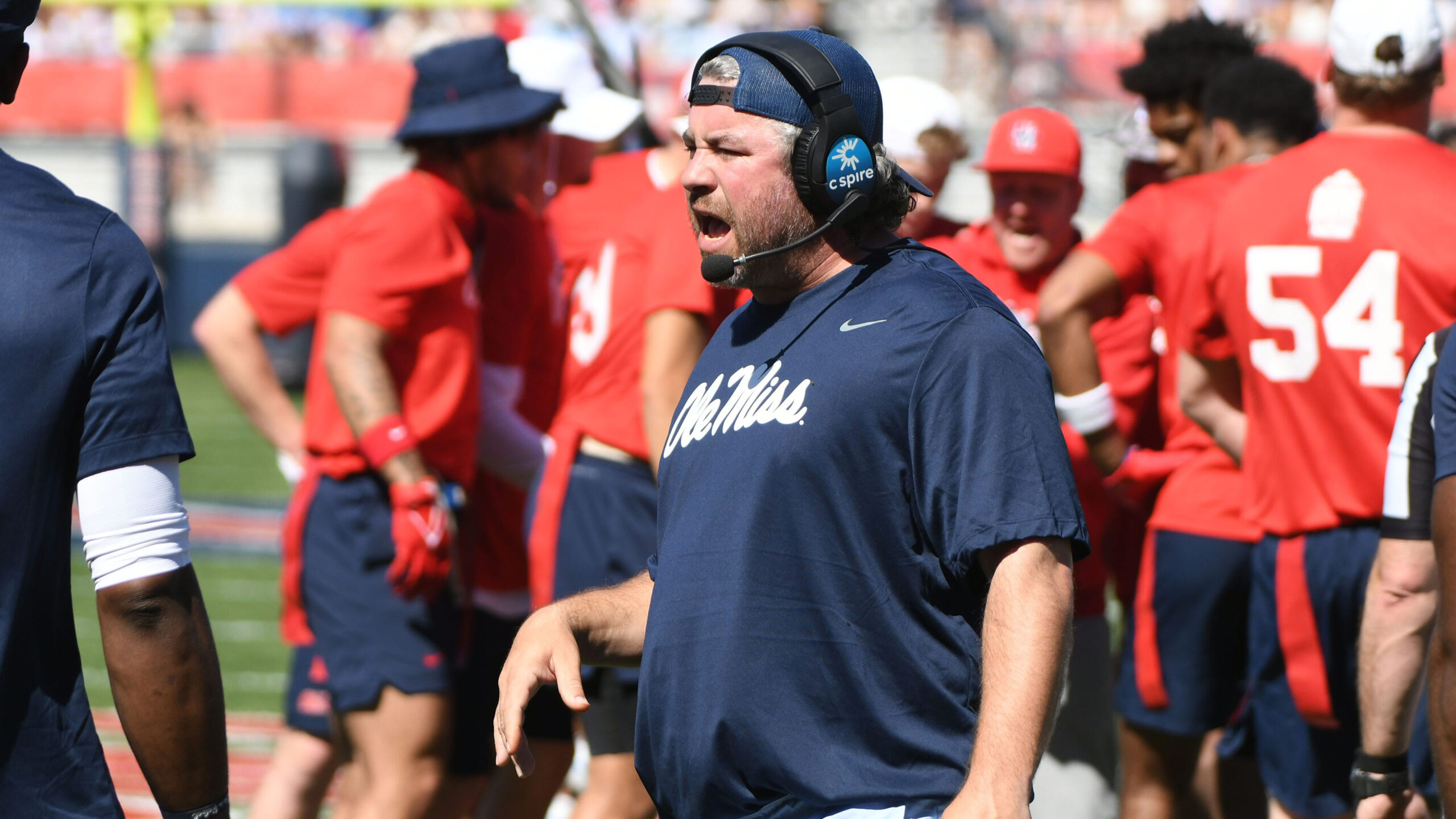 Audio leaks from Ole Miss team meeting, Keith Carter introducing Pete ...