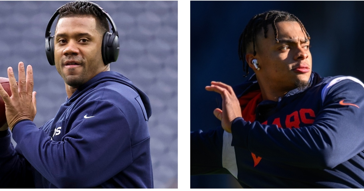 Russell Wilson, Justin Fields team up to treat Steelers offensive line ...