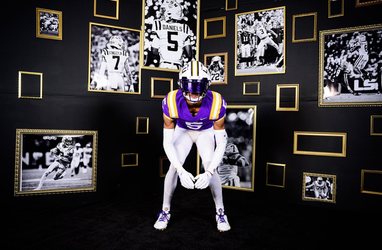 Five-Star Plus+ CB DJ Pickett takes LSU official visit - On3