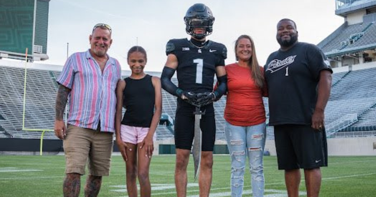 Michigan State hosts 2025 Ohio WR Braylon Collier for official visit