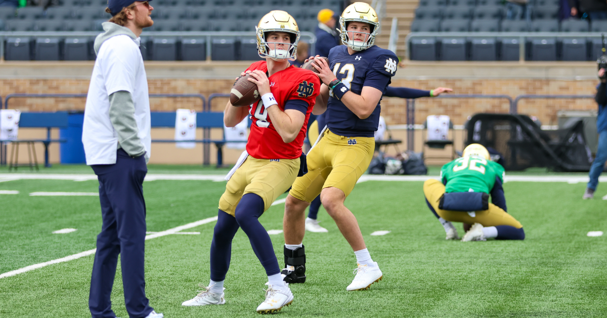 Hey Horka! Should Notre Dame start Riley Leonard or Steve Angeli at Purdue?