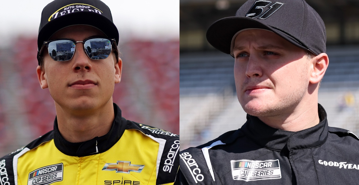 Denny Hamlin gives props to Carson Hocevar, Justin Haley after top-10 ...