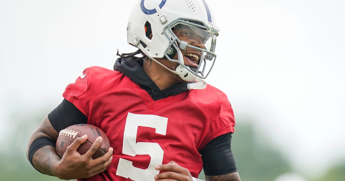 Anthony Richardson explains day off from throwing, updates shoulder ...