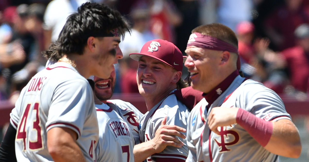 POSTGAME CELEBRATION: Florida State Baseball off to CWS