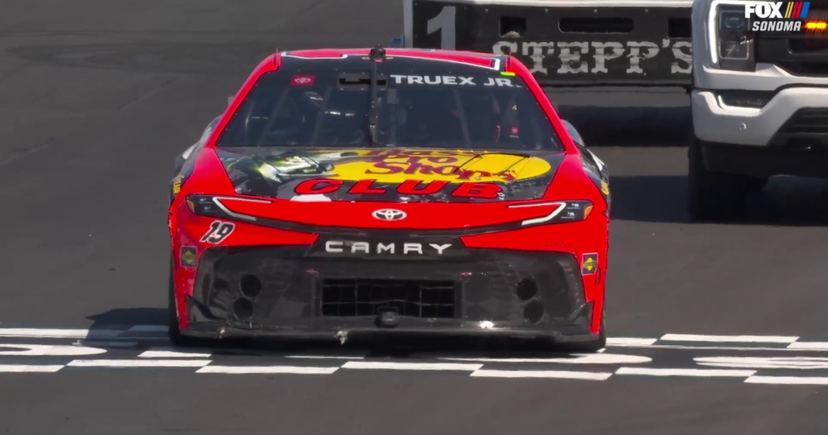 Martin Truex Jr. runs out of gas feet before finish line to fall from ...
