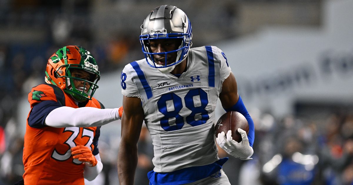 Carolina Panthers to work out UFL's OPOY Hakeem Butler