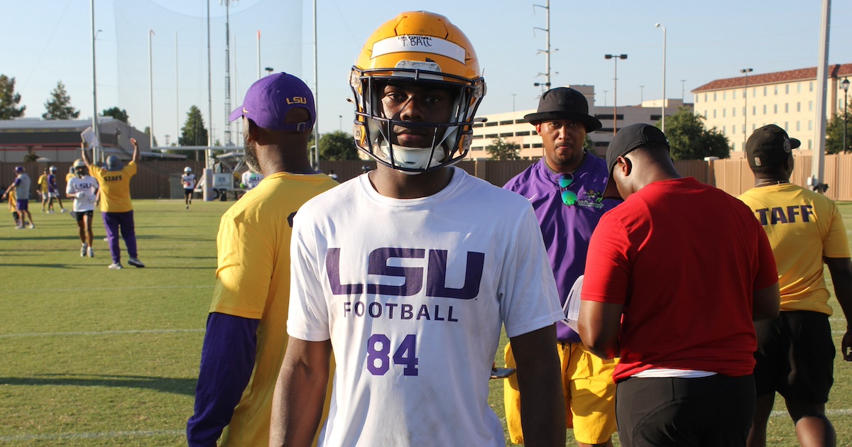 Elite RB Tradarian Ball earns LSU offer after strong camp - On3