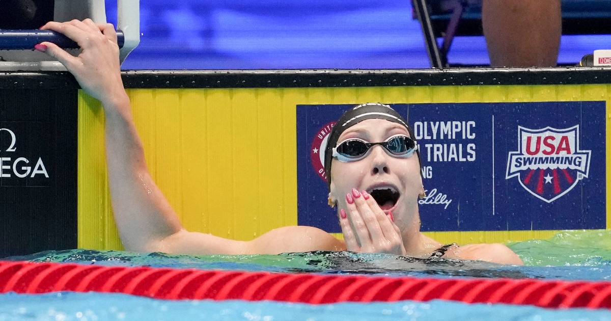 Gretchen Walsh breaks world record to kick off U.S. Olympic Swim Trials