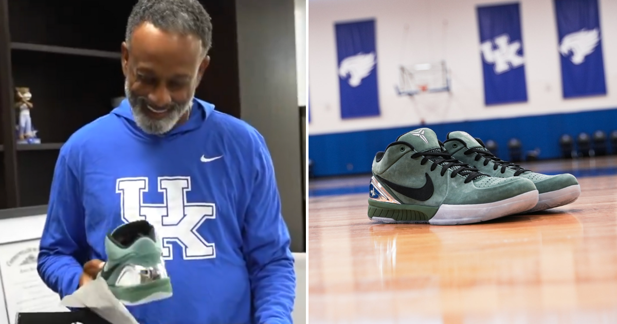 LOOK: Nike gifts Kenny Brooks Kobe 4 'Girl Dad' shoes for Father's Day ...