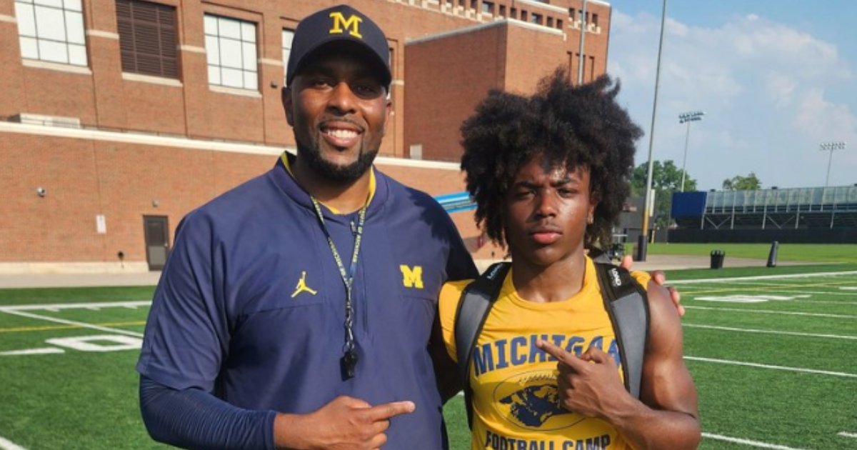 Michigan Recruiting: 2027 ATH Elijah Kimble talks offer, camp visit