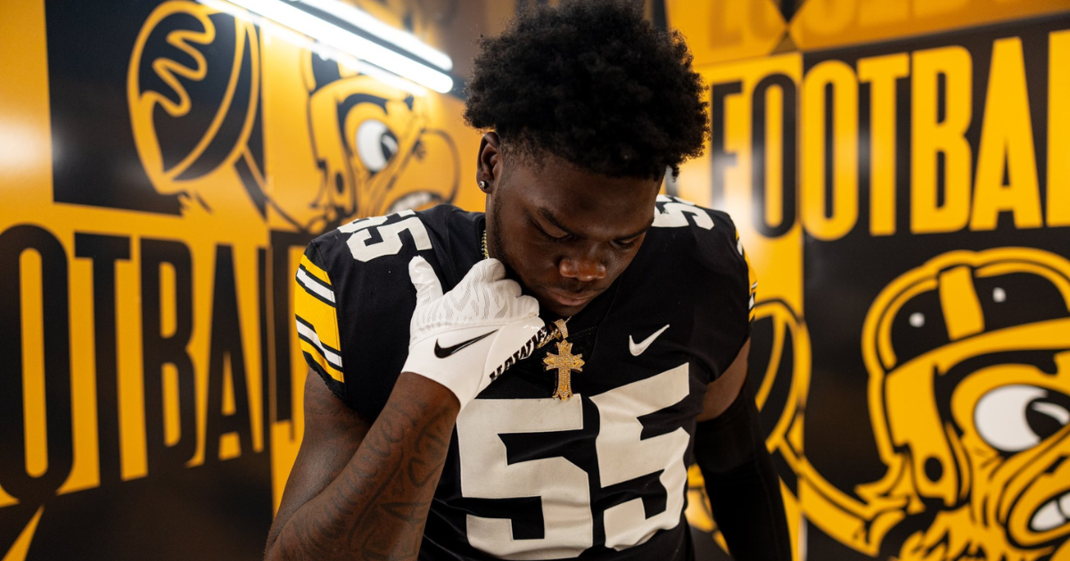 Hudson discusses Iowa official visit