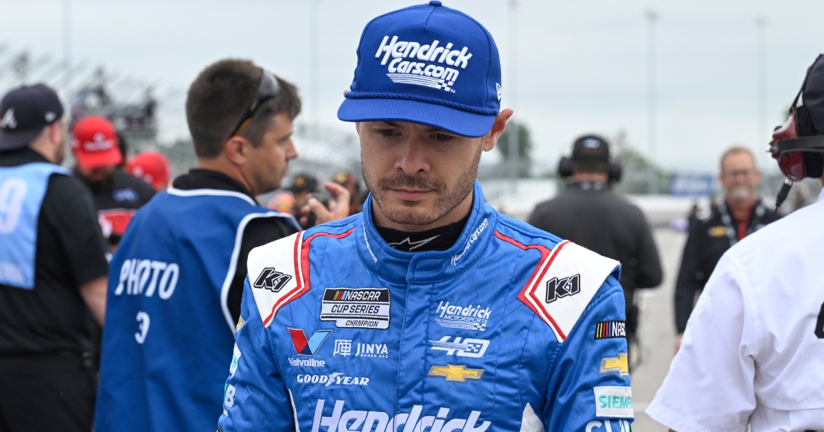 Kyle Larson makes surprise admission on 'dumb and aggressive' incident with Denny Hamlin - On3