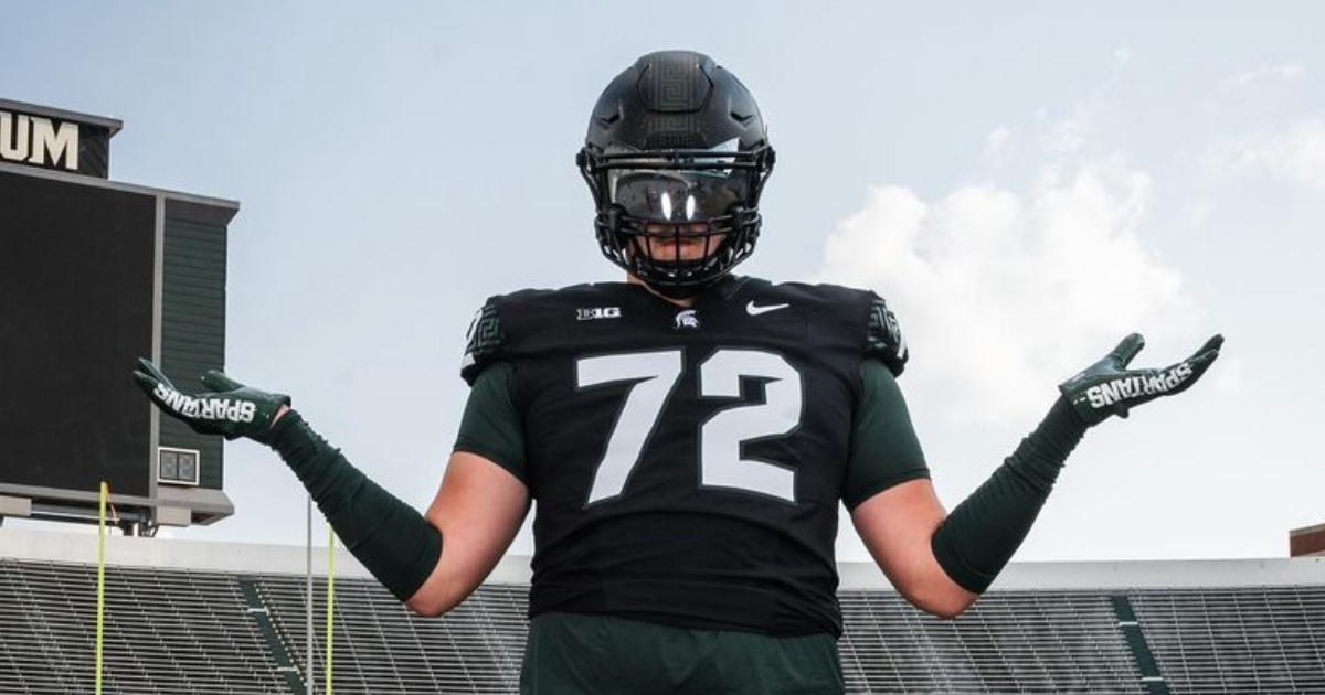 Michigan State OT target Justin Bell recaps his Spartan official visit