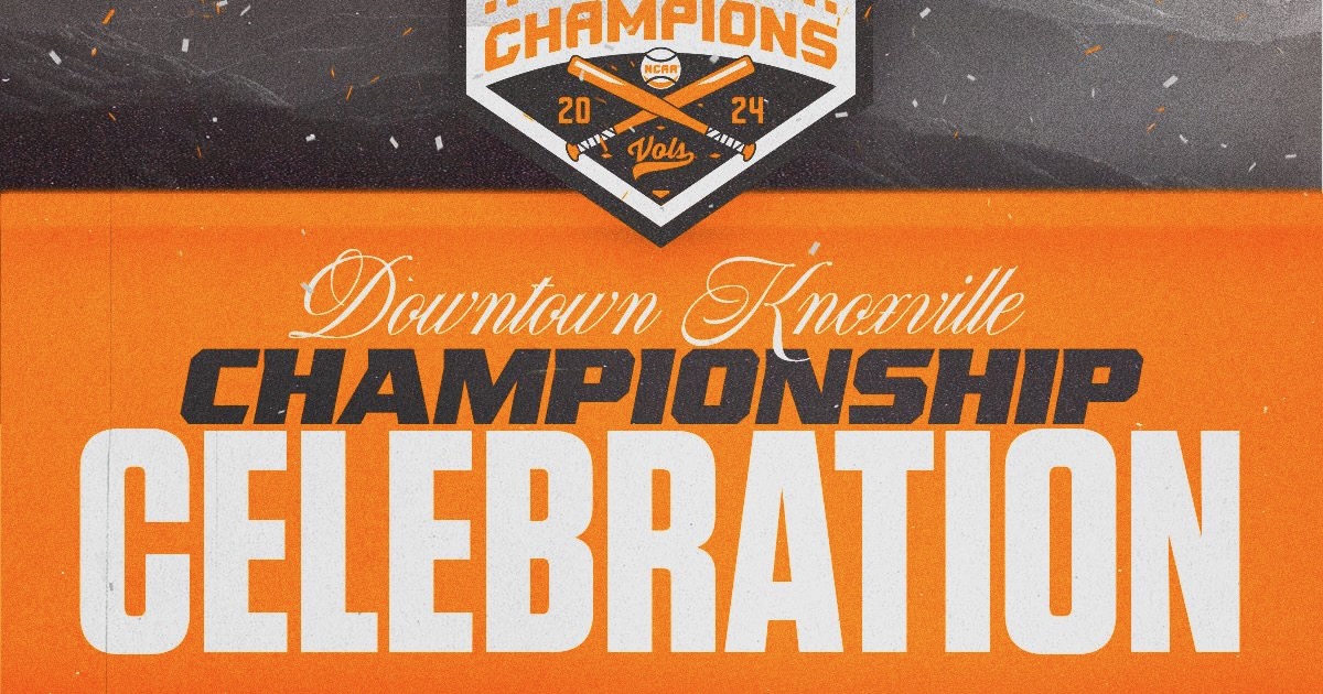Tennessee announces parade plans for baseball national champs