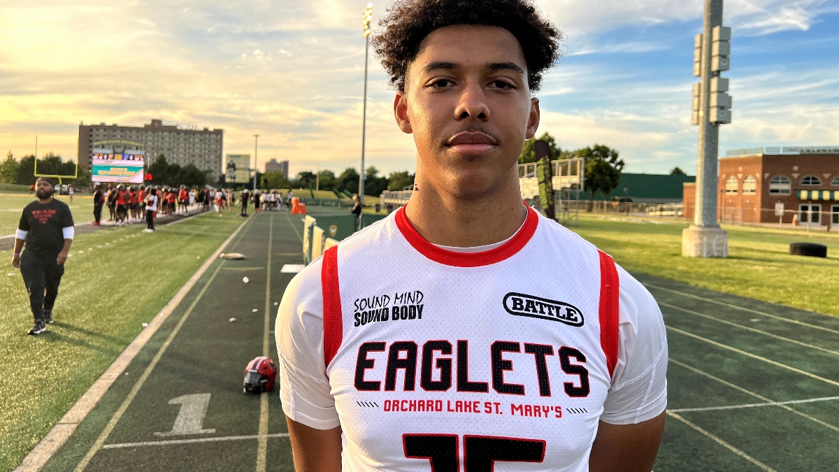 Michigan State TE commit Jayden Savoury turns in sharp showing