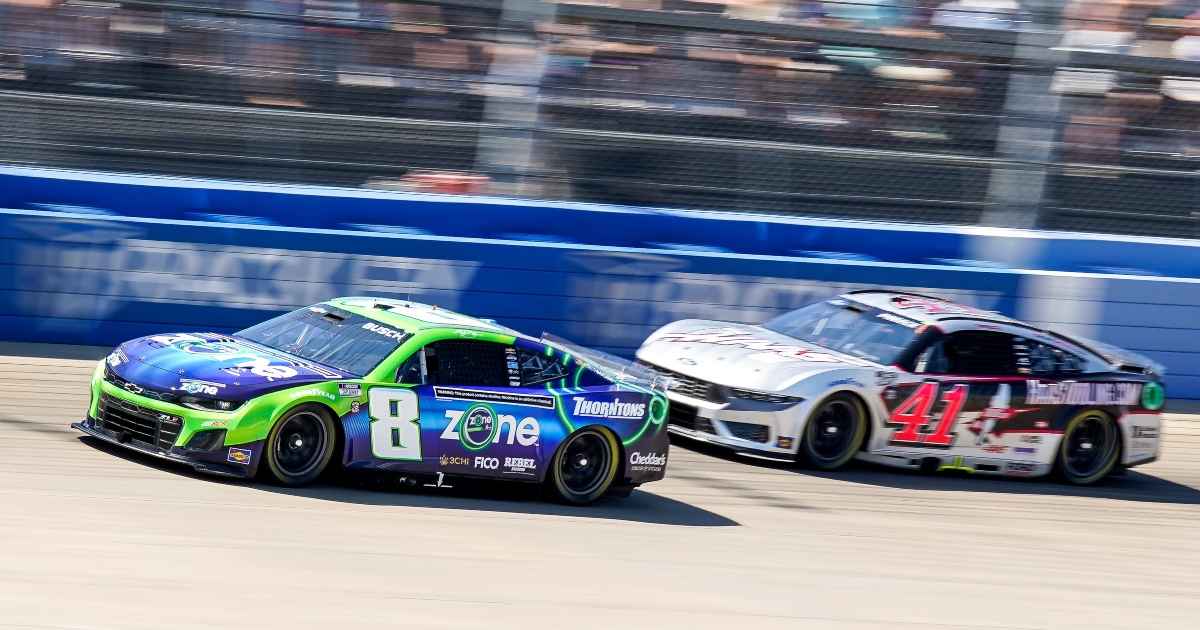 Kyle Busch bows to the crowd at Nashville after triple overtime restart ...