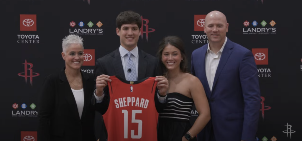 Reed Sheppard to wear No. 15 with Houston Rockets - On3
