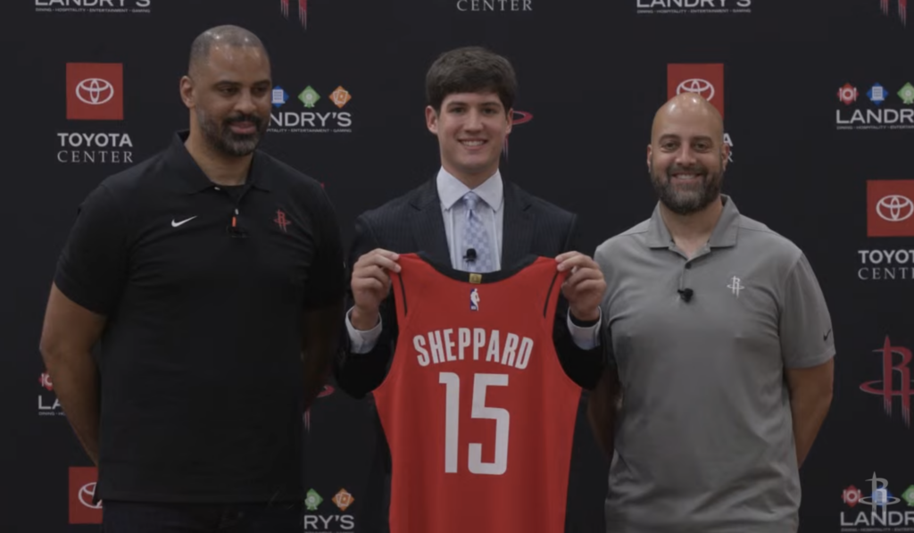 Reed Sheppard to wear No. 15 with Houston Rockets - On3