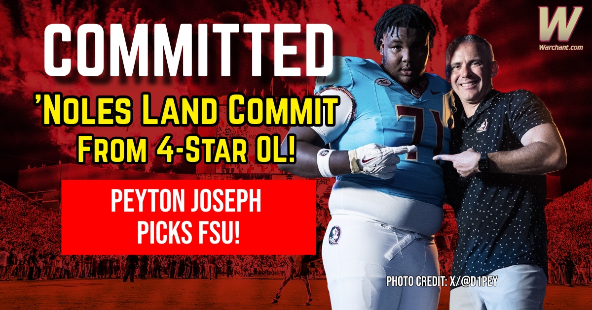 4-star Georgia OL Peyton Joseph commits to Florida State