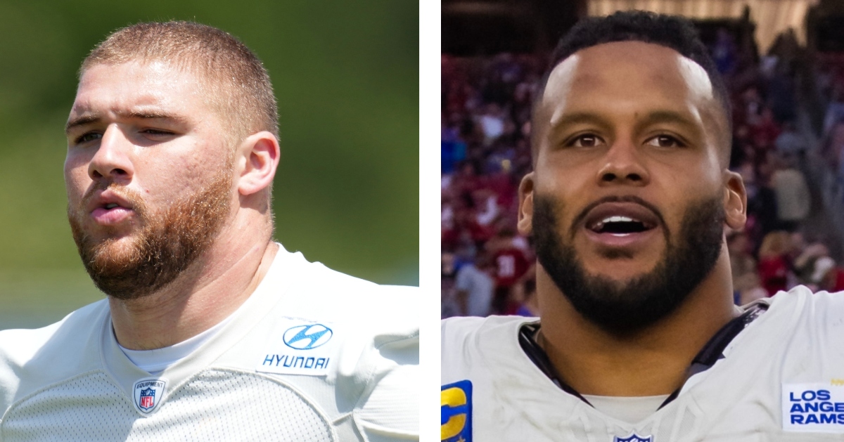 Braden Fiske on replacing Rams legend Aaron Donald: 'I have to create ...