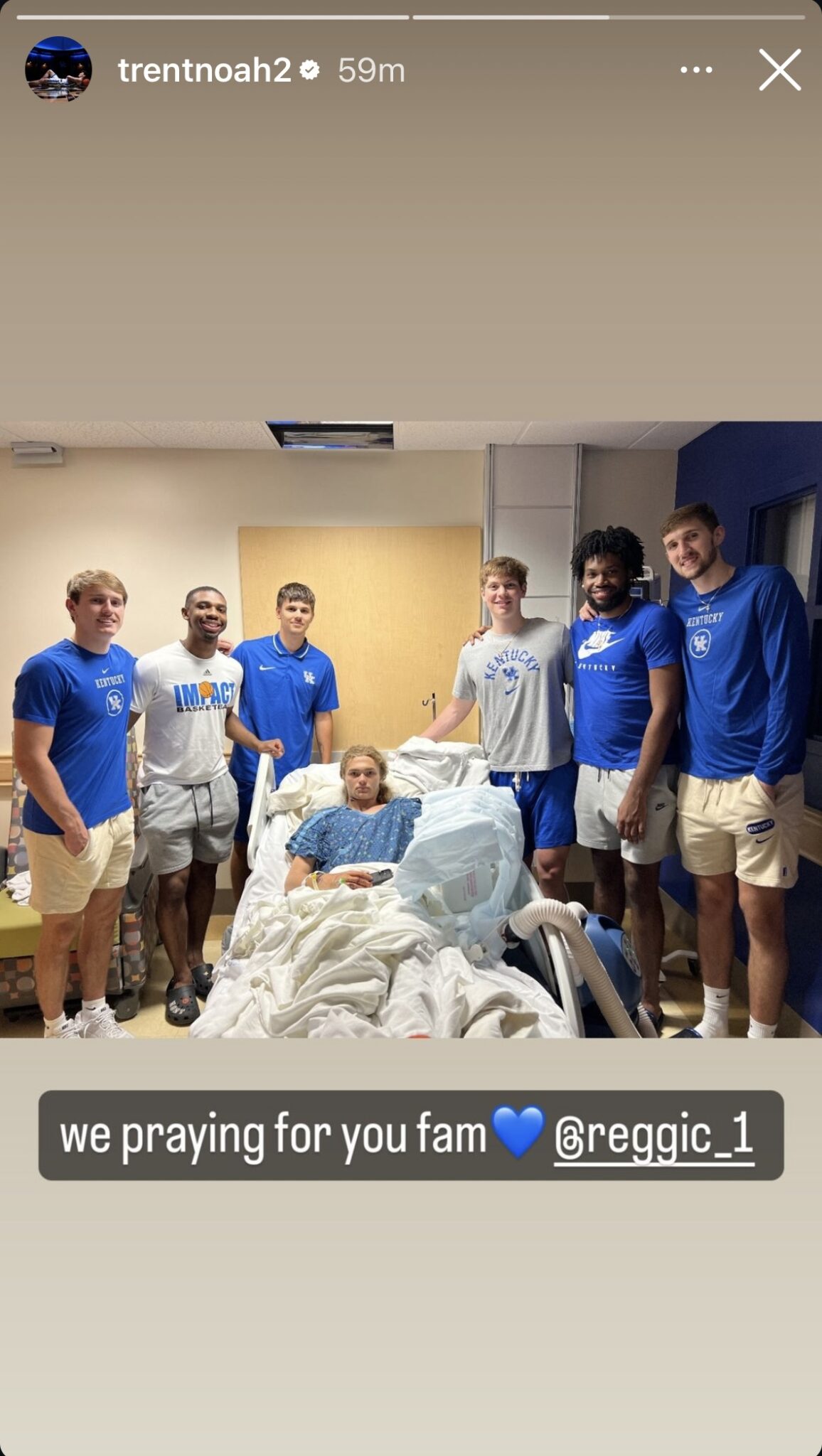 Kentucky Basketball players visit Harlan County basketball player ...