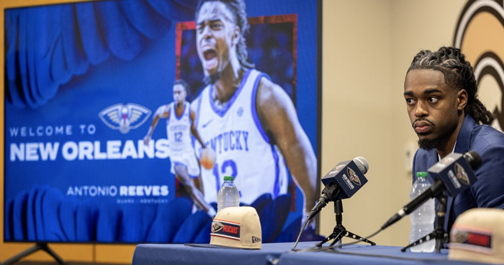 Antonio Reeves plans to bring 'natural' shooting to Pelicans: "He's a ...