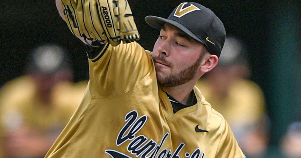 Atlanta Braves select Vanderbilt LHP Carter Holton in the 2024 MLB ...