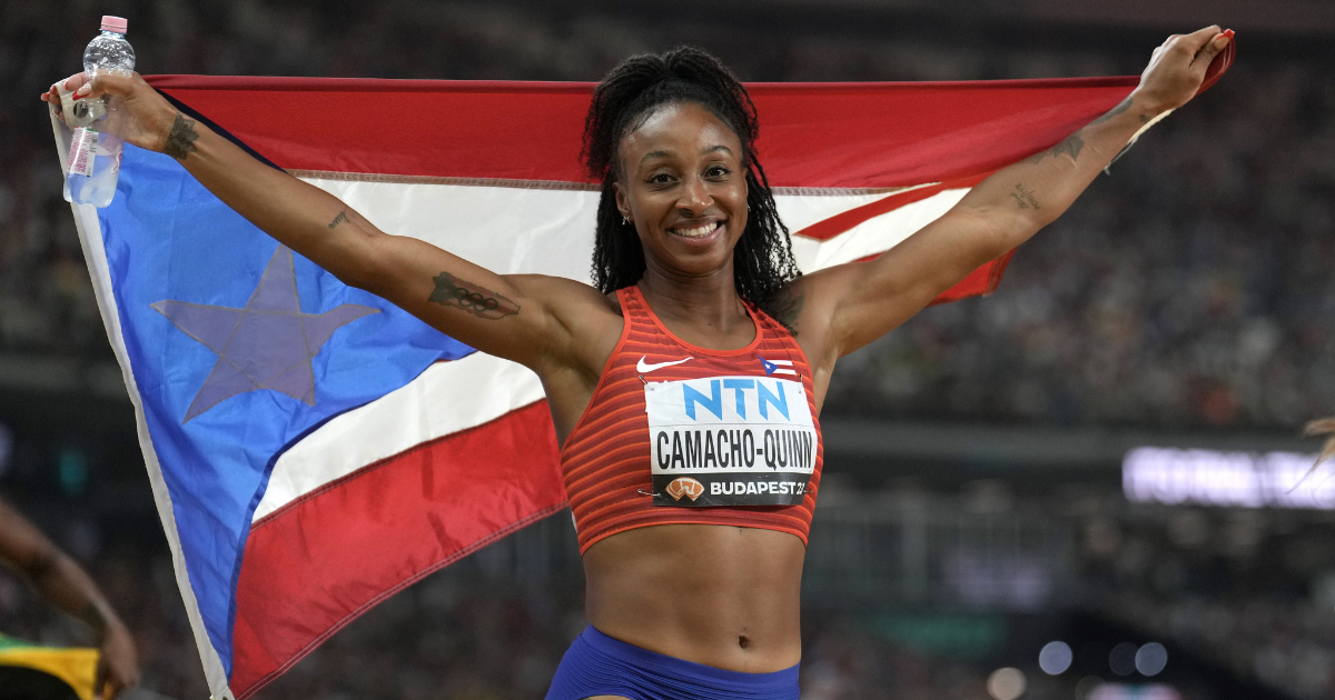 Kentucky Track alum Jasmine Camacho-Quinn named Puerto Rico flag bearer ...
