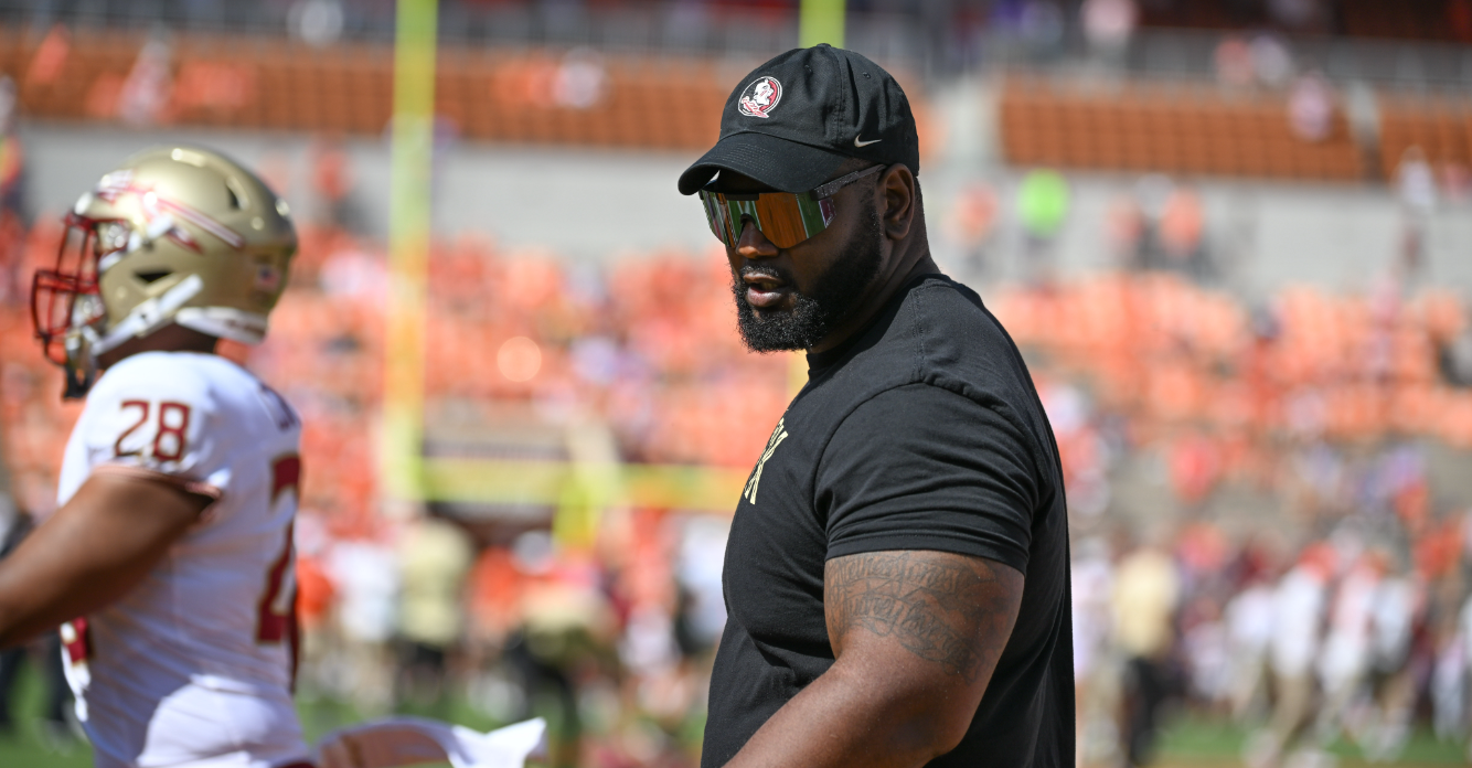 Florida State strength coach Darrion Jones helps injured 'Noles