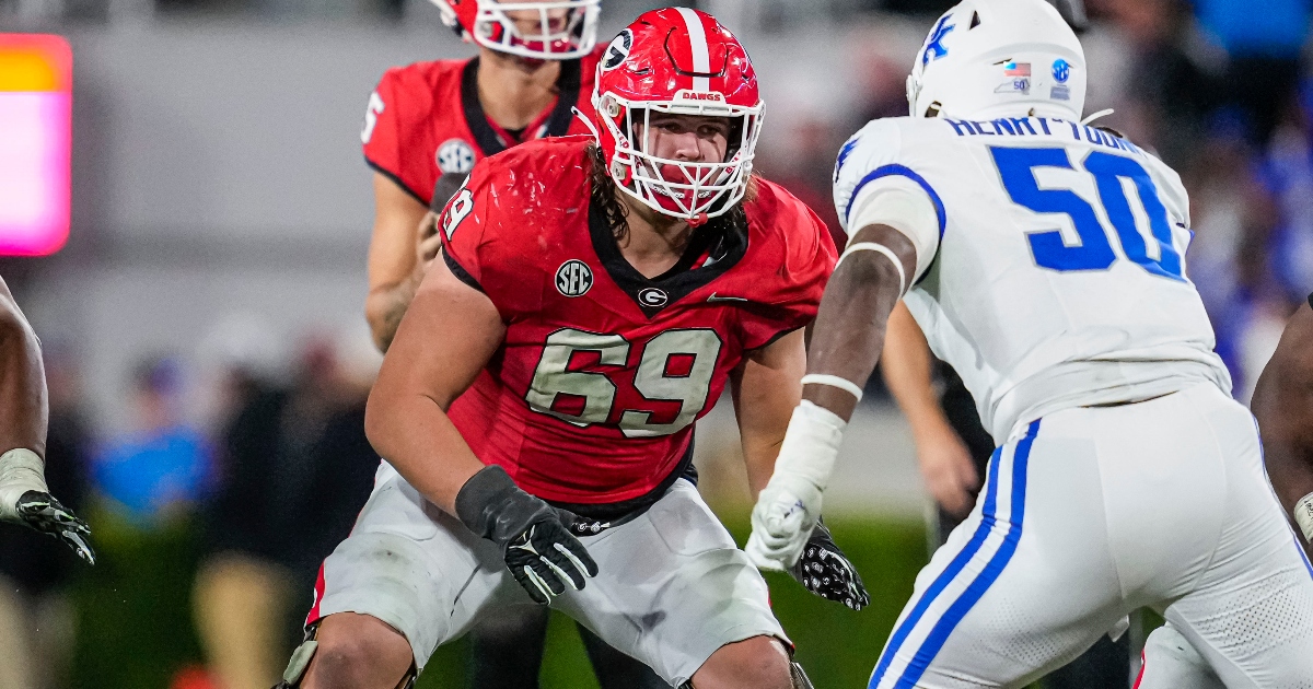 Georgia injury report: Tate Ratledge upgraded ahead of matchup with Texas