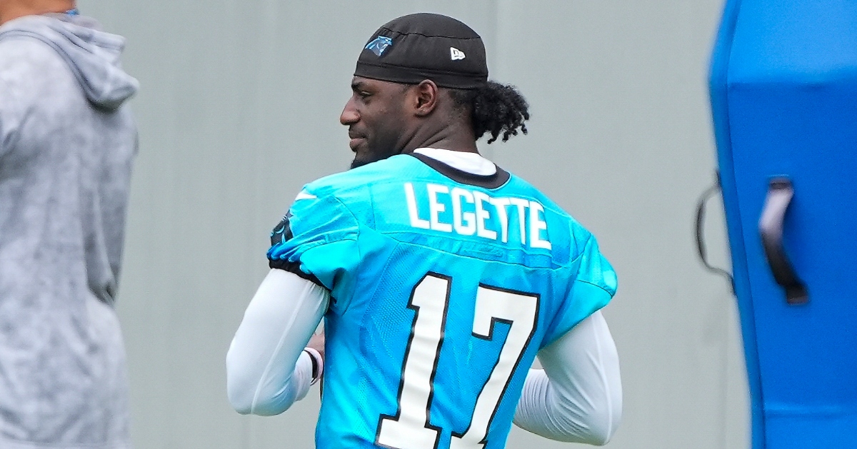 Panthers rookie Xavier Legette returns to practice after foot injury