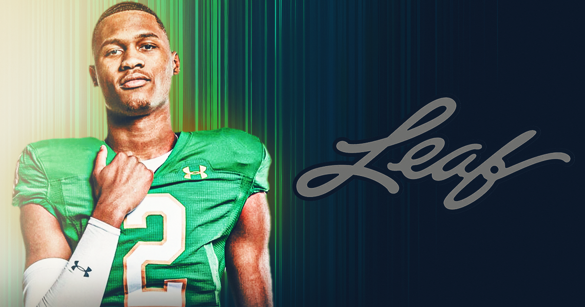 Notre Dame QB commit Deuce Knight signs historic NIL deal with Leaf ...