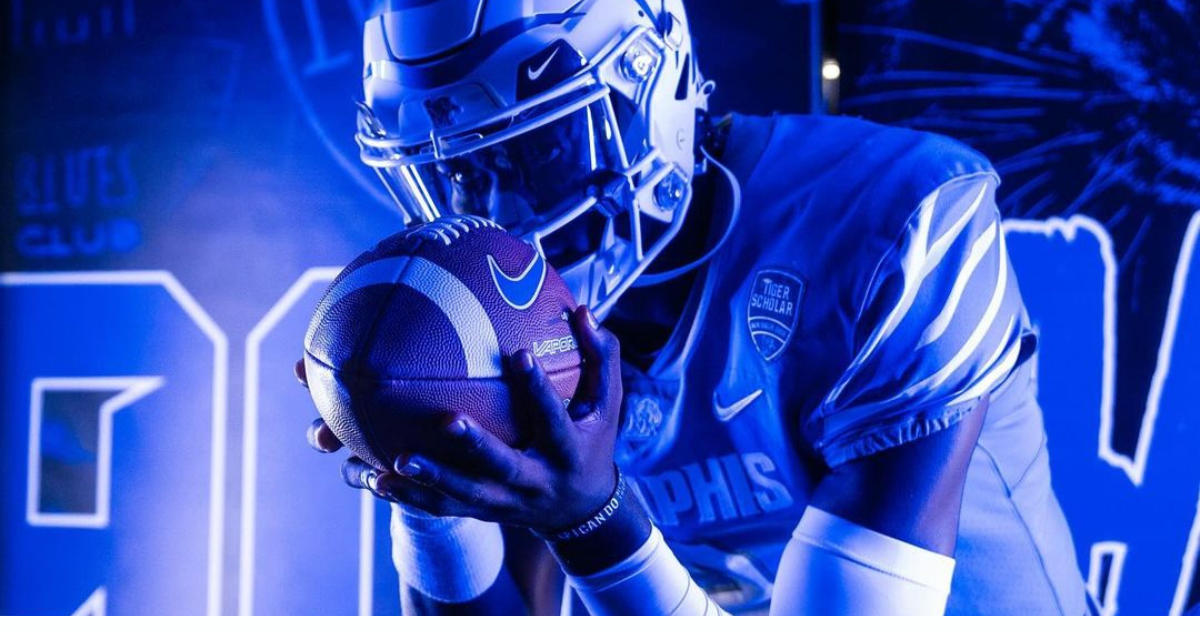 Memphis QB commit Antwann Hill inks NIL deal with Leaf Trading Cards - On3