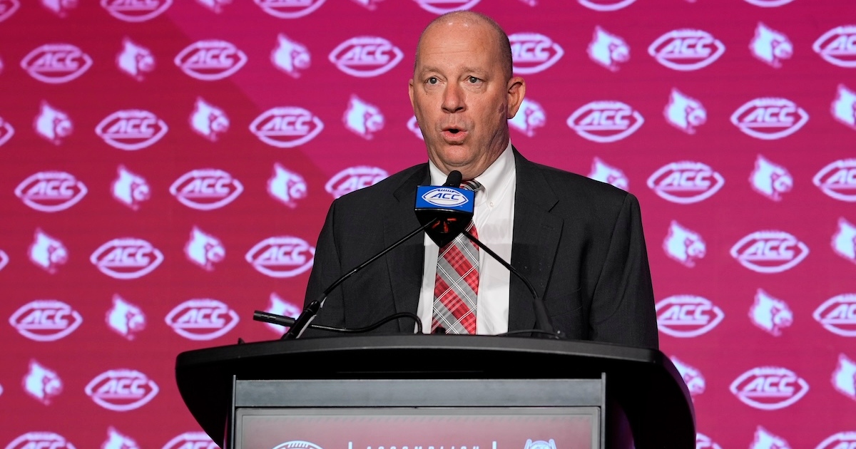 Jeff Brohm addresses viral clip from XFL career: 'Back when life was ...