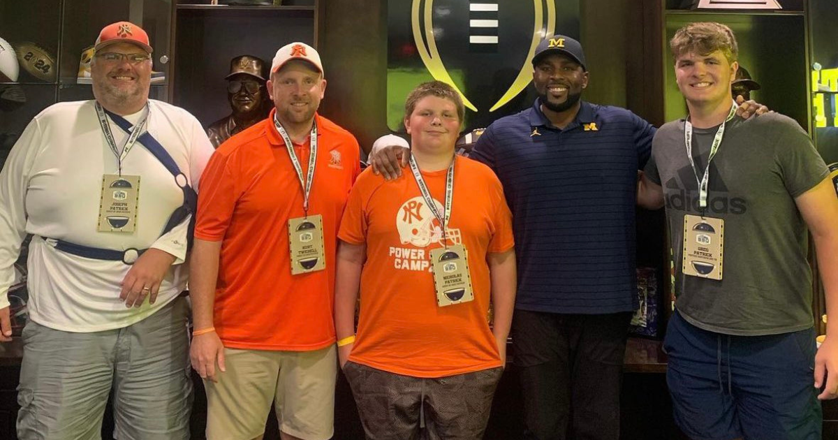 Michigan Recruiting: Top 100 OL Greg Patrick talks BBQ visit