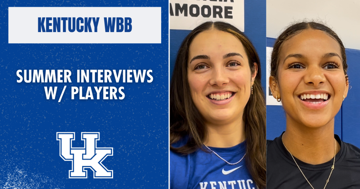 WATCH: Kentucky WBB end-of-summer player interviews