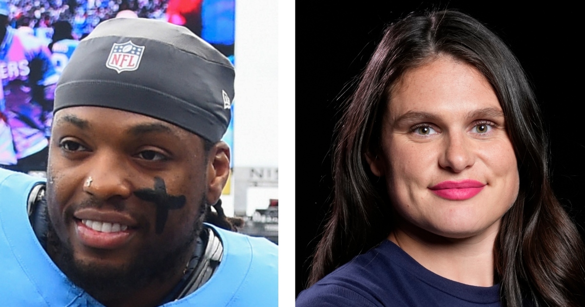 Derrick Henry reacts to comparisons to U.S. rugby's Ilona Maher's stiff ...