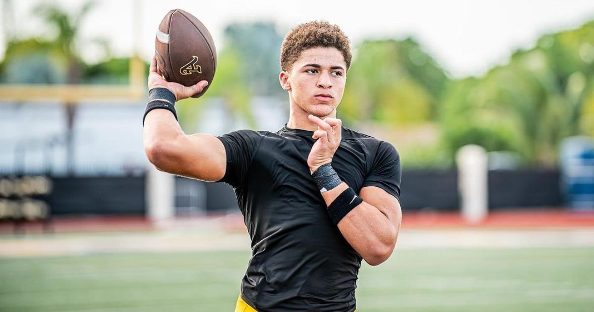 2027 Sunshine State QB Derrick Baker transferring to Milton (Ga.) - On3