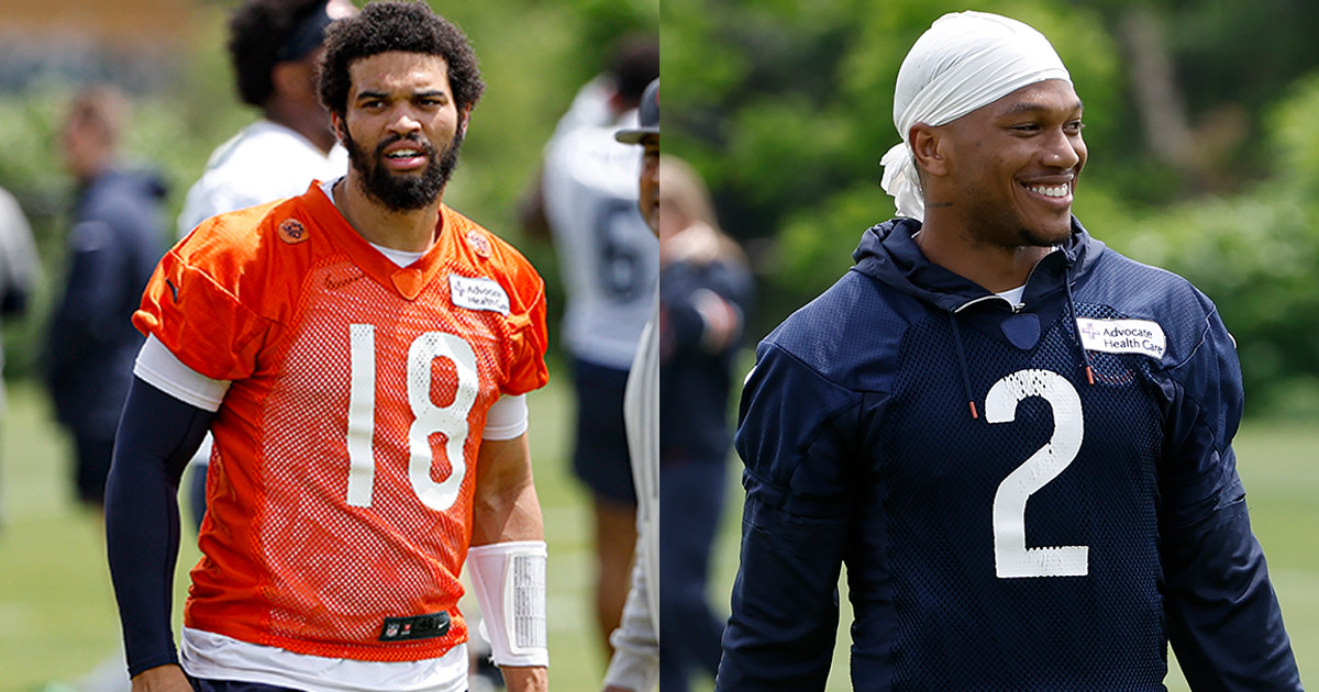 DJ Moore: Caleb Williams' potential was 'part of the reason' he signed ...