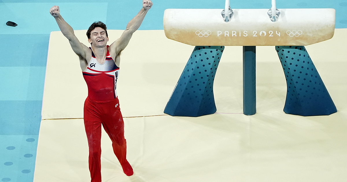Stephen Nedoroscik wins bronze medal in men's pommel horse final - On3