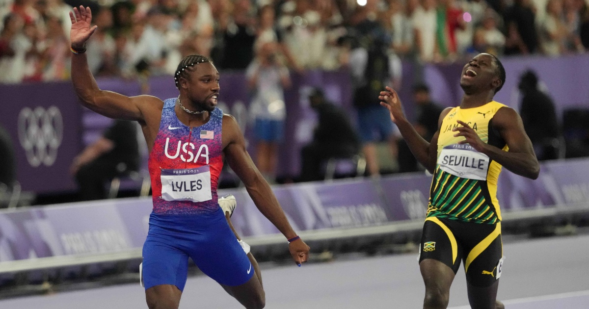 NBC Sports will attempt to fix Leigh Diffey's botched call of Noah Lyles 100m dash win, per ...