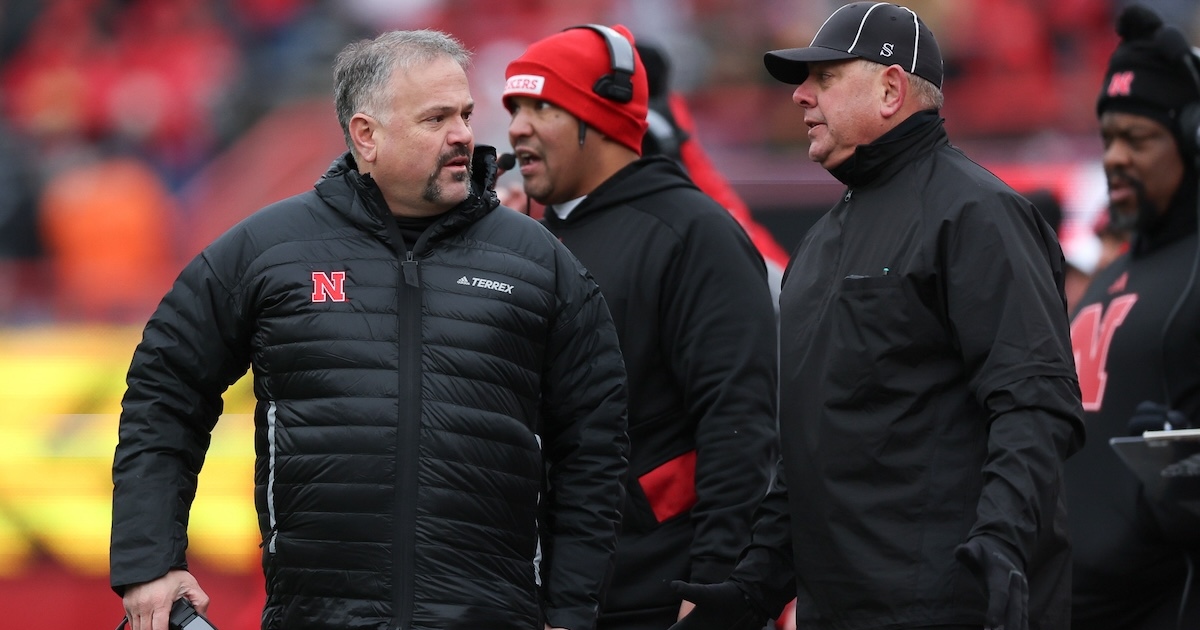 Matt Rhule announces Nebraska starting LT Teddy Prochazka out for the ...