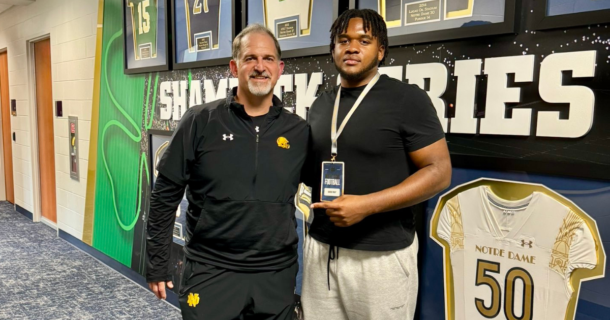 Where Notre Dame football stands for 2026 OL recruit Darius Gray