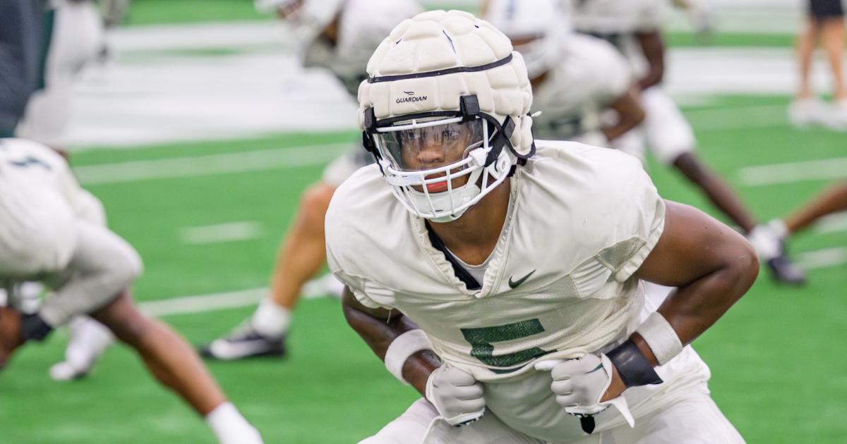 Michigan State LB Jordan Hall showing off versatility